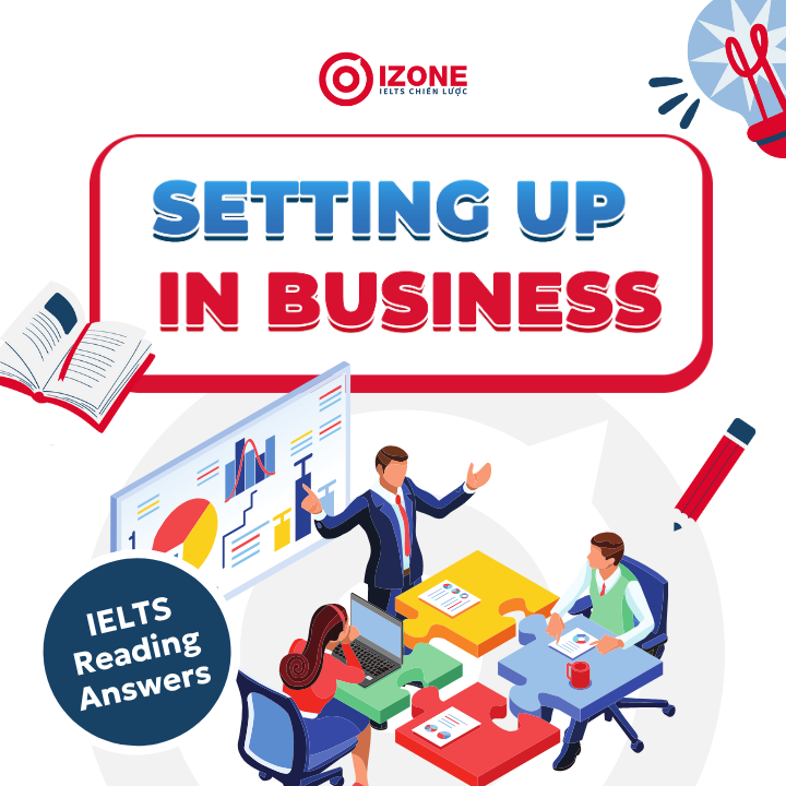 Setting up in business - Giải dạng bài Matching Phrases