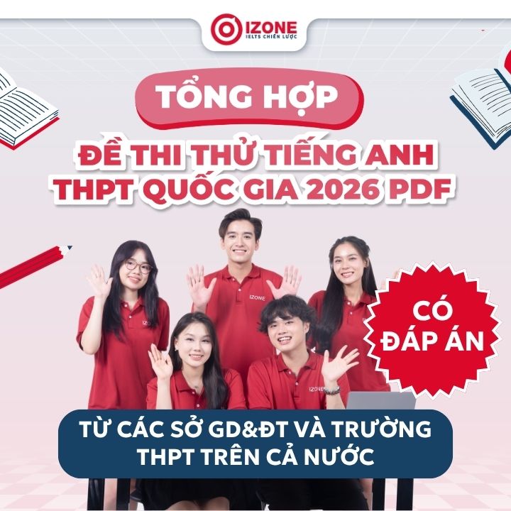 Tổng hợp đề thi thử tiếng Anh THPT quốc gia 2026 PDF
